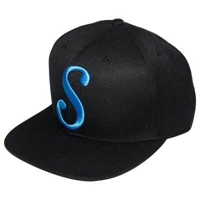 Cina Berretti da baseball acrilici neri di Snapback 6 cappelli di baseball ricamati pannello in vendita
