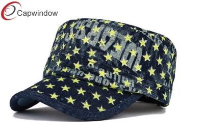 Cina Cappelli di baseball militari ricamati velcro della cima piana dei berretti da baseball in vendita