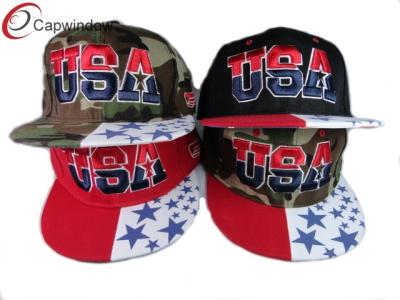 Cina Cammuffi la maglia dell'estate dei berretti da baseball di Snapback con 3D ricamata in vendita