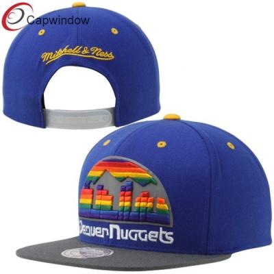 Cina Berretti da baseball Brimmed piano acrilico blu, cappello di Snapback con chiusura di plastica regolabile in vendita