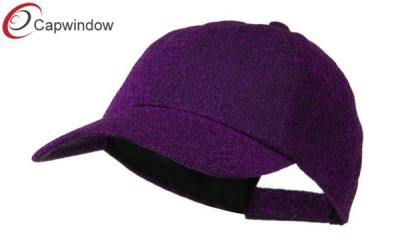 Cina Cappelli di baseball misura scintillio porpora, cappuccio della chiusura della cinghia regolabile del poliestere in vendita