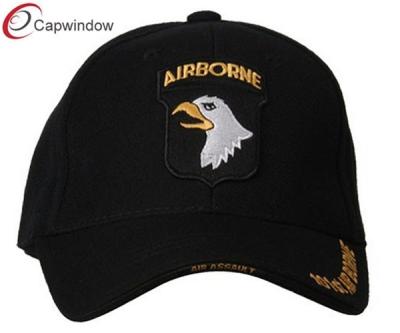 Cina Annerisca i 101st cappelli di baseball militari DISPERSI NELL'ARIA, berretti da baseball dell'esercito di Bill curvi acrilico puro in vendita