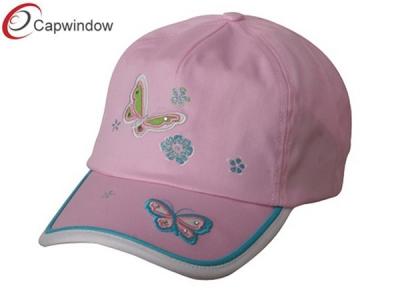 Cina I berretti da baseball dei bambini bianchi rosa con la saia/velcro puri del cotone in vendita