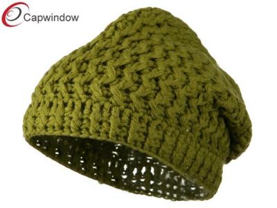 China Der Beanie-Winter-Hüte der Avocado-Frau einfache mit dem Acryl/Hand waschbar zu verkaufen