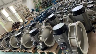China A75 Flanged Double Offset Butterfly Valves for sale