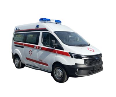 China Ford V362 Ambulance National VI Front Engine Front Wheel Drive for sale