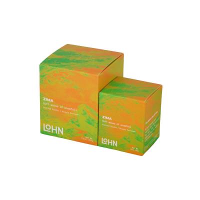 Cina Dimensione materiale di carta su ordinazione di Logo Candle Packaging Box Kraft 5×5×5cm in vendita
