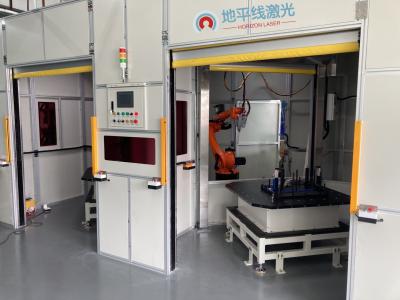 中国 3Dロボット レーザ溶接機械1000-6000W 3mm水冷の厚さ 販売のため
