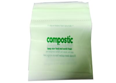 Cina ziplock concimabile biodegradabile risigilla le borse EN13432 certificate in vendita