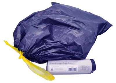Cina 500x600mm borse del recipiente del nero di Mil Recyclable Reusable Bags Drawstring da 30 micron 1,2 in vendita