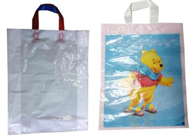 Cina Sacchetti della spesa su misura riutilizzabili e riciclabili di Logo Soft Loop Handle Merchandise, borse del boutique, borse di drogheria in vendita