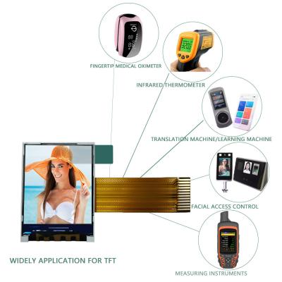 China 1.44 pulgadas pantalla vertical de color 128 * 128 resolución ST7735S controlador IC pequeña pantalla LCD de control industrial en venta