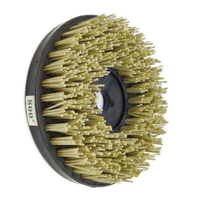 Cina Spazzola in nylon da 100 mm con grani di diamanti abrasivi per macchine di rettifica e lucidatura automatiche in vendita