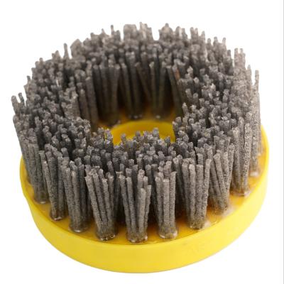 China Suporte OBM personalizado 100mm-300mm Nylon Frankfurt Brush Abrasivo para Processamento de Pedra à venda