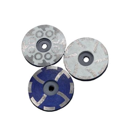 Cina 12 segmenti D100MM Griglia di calcestruzzo con 5/8-11 connessione e ruota abrasiva in vendita