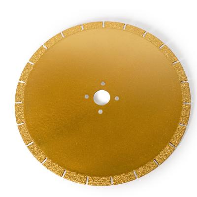 Cina OBM supporto personalizzato utensili di diamanti disco di taglio di diamanti vuoto brasato lame di seghe di diamanti per granito in vendita