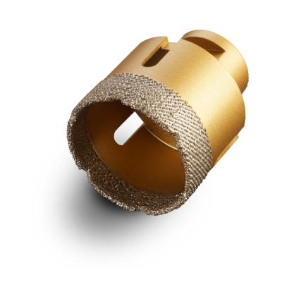 Chine Forage au noyau de diamant brasé sous vide pour forage précis dans le marbre et la pierre de quartz à vendre