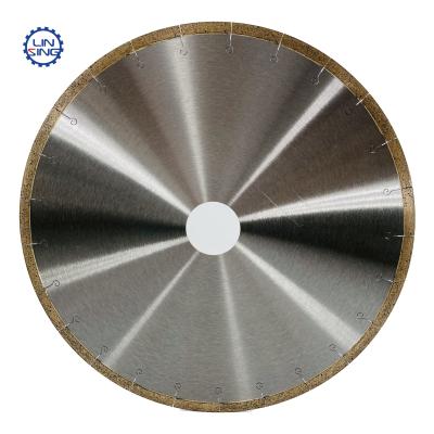 Cina 350mm Laser Saldatura Lama di seghe di diamante per marmo ceramica Ti-rivestito bordo altezza 0.315in in vendita