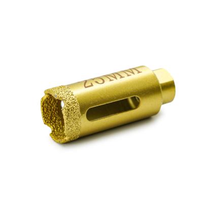 Cina OBM Support Linsing Diamond Vacuum Brazed Dry Drilling Core Bits per cemento granito in vendita