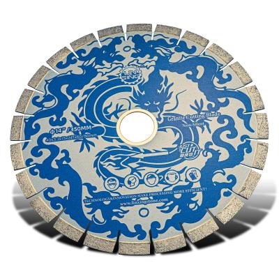 Cina 14 pollici 350mm Granito sinterizzato seghe di diamante lama per taglio bagnato disco di taglio di diamanti in vendita