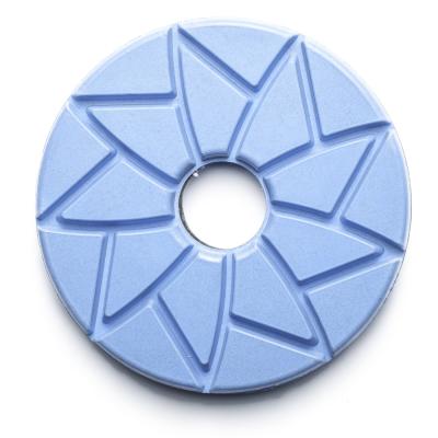 Cina OBM Support Stone Grinding Wheel Snail Lock Edge Pad di lucidatura per la macinazione di lastre di granito in vendita