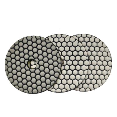 China Herramientas redondas de diamante 3 pasos Pads de pulido flexibles secos / húmedos con buen rendimiento en venta