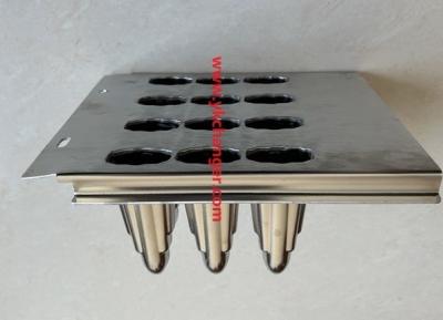 China Stainless steel stick ice cream making machine molds 3X4 12sticks for VP2000 stick ice cream production machine for sale