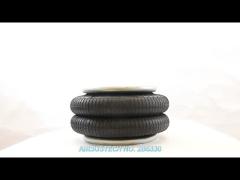 Vibracoustic VSP2B22R7180 G1/4 M8 Double Convoluted Industrial Air Spring Suspension