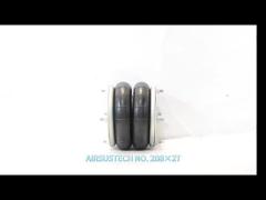 2PCS Dunlop Pneuride 8''×2 Air Spring Assembly M10 Screw for Pneumatic Applications