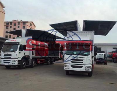 Cina Camion Opening Wing Van di capacità di carico di Truck 3 - 30 di trasporto di carico di FAW tonnellate in vendita