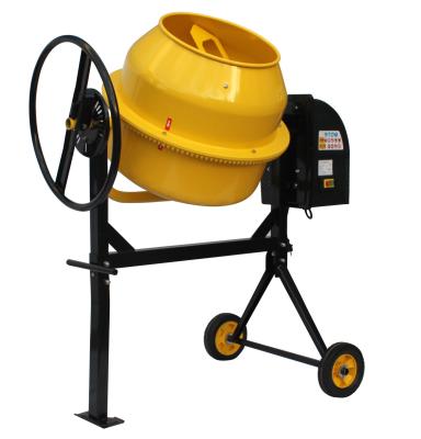 Chine Deux roues Mini Concrete Mixer électrique 250L avec de la fonte Ring Gear à vendre