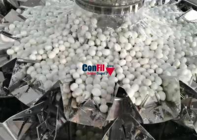 Chine Peseur de Multihead de machine de pesage de Multihead pour la machine de remplissage imperméable de nourriture fragile d'oeuf de caille à vendre