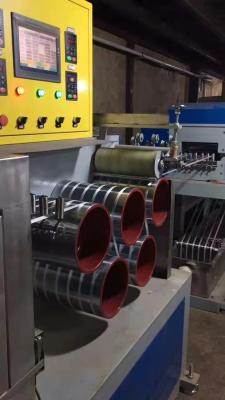 China Automatische Plastik-pp., die den Verpackungs-Gurt macht Maschine PLC-Steuerung gurten zu verkaufen