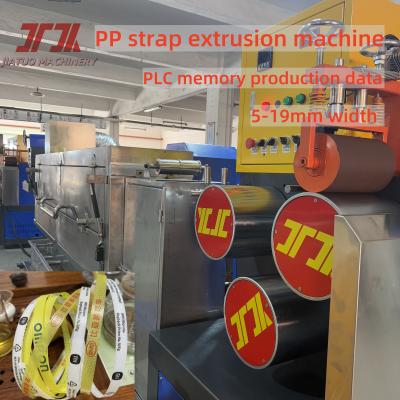 China GUOMAO Motor PP Strap Making Machine 5-19mm Width 100KW Power Consumption for sale