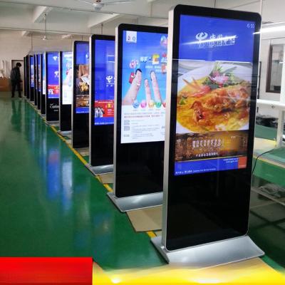 中国 単独で立っている 55 インチ TFT LCD LED デジタル AD トーテム WIFI Android モニター 販売のため