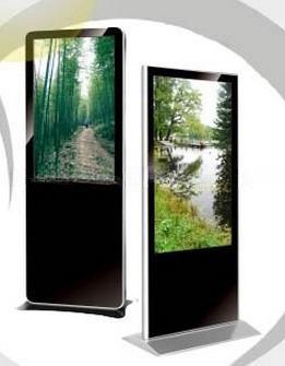 中国 高明るさ 4K UHD 55インチ 単独で 立ち Android 4G WIFI ネットワーク LCD ビデオ AD ポスターループ ディスプレイ キオスク サイネージ 販売のため