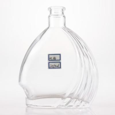 Cina 100-1000ml Capacità bottiglia di vetro a forma di barca personalizzata per liquori OEM/ODM supportato in vendita