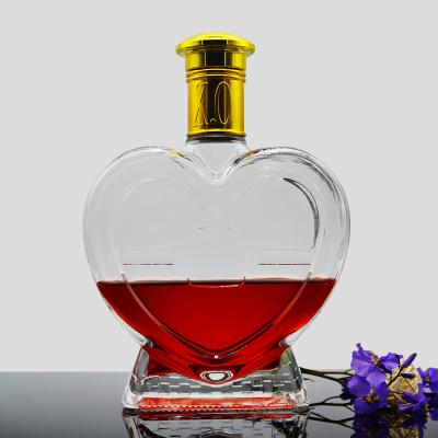 Cina Materiale del colletto Vetro Super Flint Bottine di liquore di vetro personalizzate da 750 ml per il caffè in vendita
