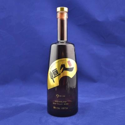 Cina Gravatura/Frost/Decal/Spray bottiglia di vetro 750 ml/1000 ml per vodka whisky brandy rum gin in vendita