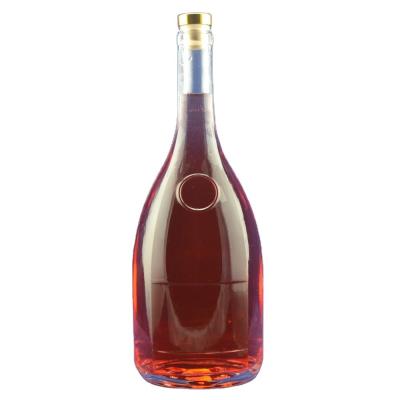 Cina TUV Standard Glass Wine Bottle Whiskey Glass Packaging Gravure Superficie personalizzata in vendita