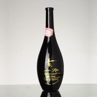 Cina 350 ml 550 ml 750 ml Bottiglia di vetro vuota per vodka whisky vino rosso Decal superficie manipolazione in vendita
