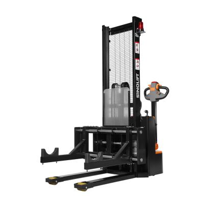 China Sinolift CDD10-LS700 walkie fully electric lithium cell dual-arm reel stacker | roll handling for sale