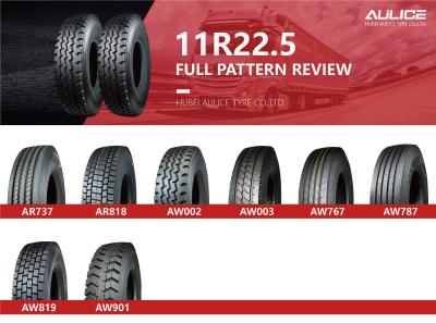 Cina Il camion di bassa potenza di AULICE TBR OTR stanca la resistenza bagnata di scivolo di 11,00 x 22,5 gomme in vendita