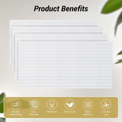 China Modern Double-Layer Decorative Acoustic Wall Panel Polyester Fiber Sound Insulation for Hotels with Graphic Design Solution for sale