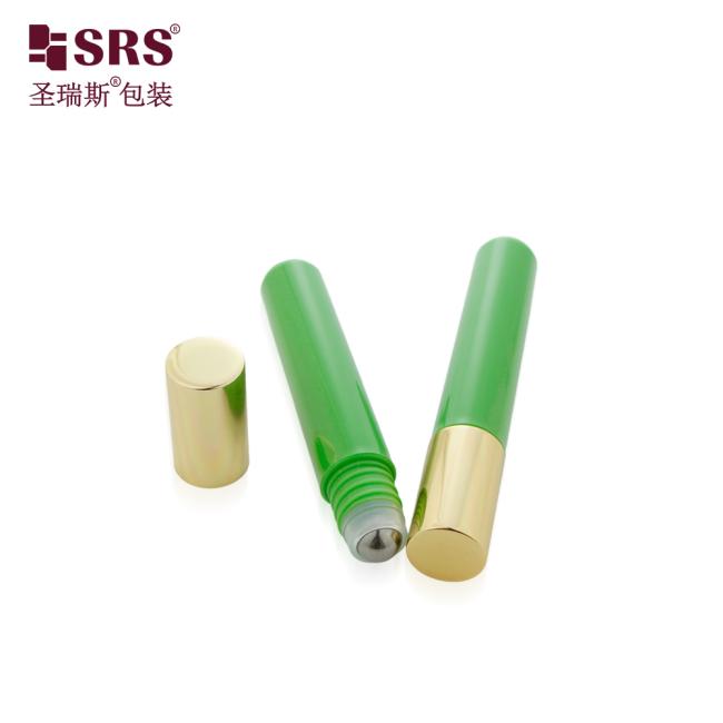 RPA-7ML empty plastic round roll on cosmetic bottle