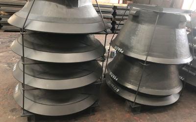 Cina Manto delle parti del frantoio per pietre del manganese 18% e parti indossate frantoio concavo di Sandvik in vendita