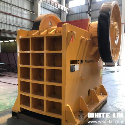 Cina Frantoio a mascella di equivalente PE-750X1060 dell'alligatore 3042 per l'impianto di frantumazione del basalto 150tph in vendita
