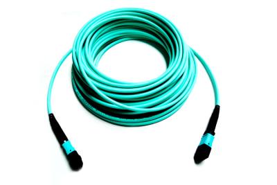 Cina OM4 50/125 8 cavo a fibre ottiche misto del centro MPO 3.5m per l'attrezzatura di prova in vendita