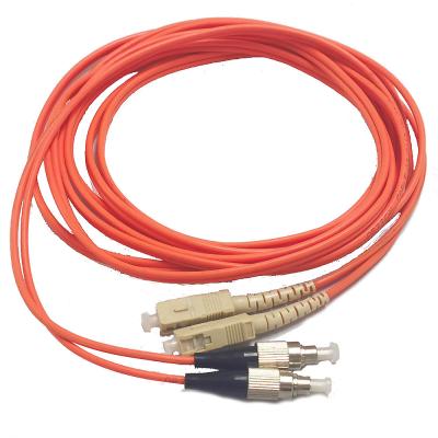 Cina FC al cavo di toppa di fibra ottica dello Sc UPC 3.0mm 10m millimetro per CATV in vendita