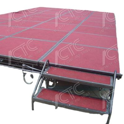 Cina steel events stage/mobile concert stage/portable stage platform in vendita